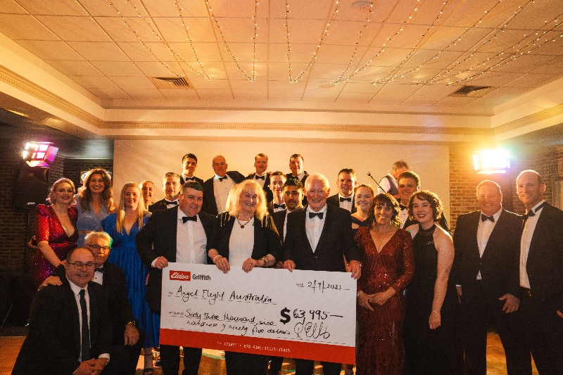Elders Griffith Charity Ball raises $63,995 - Angel Flight Australia