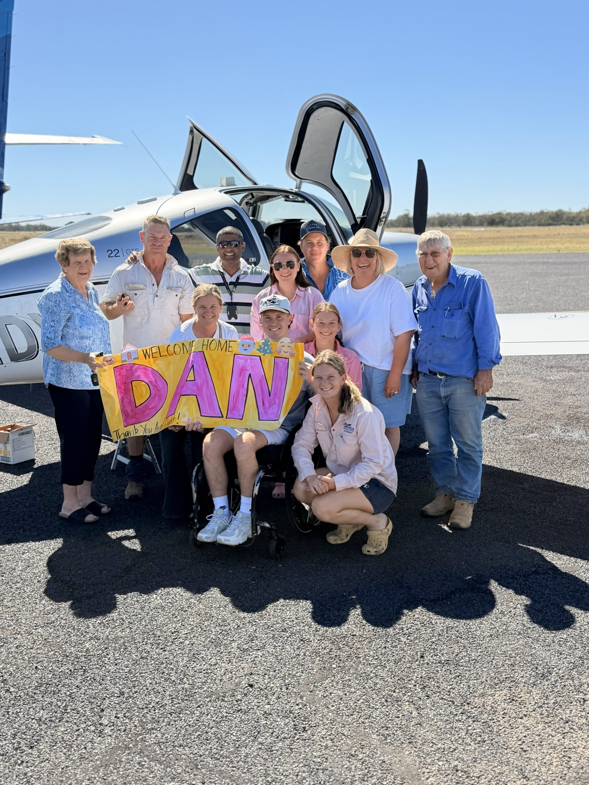 Flying home for Christmas - Angel Flight Australia